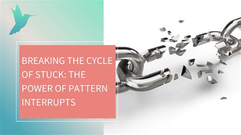 Breaking The Cycle Of Stuck The Power Of Pattern Interrupts Carri Richard Mindset Coach