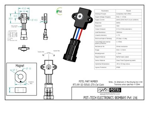 15 Ma Hall Effect Rotary Position Sensor Analog At ₹ 4750piece In Valsad