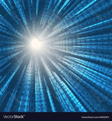 Blue Cyber Technology Background Royalty Free Vector Image