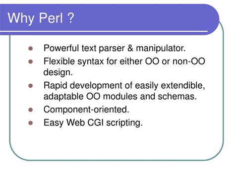 Ppt Bioperl Powerpoint Presentation Free Download Id317568