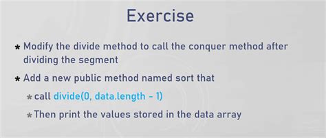 Solved Exercise Create A Class Named Mergesort Add A