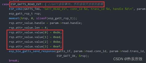 Esp32 C3 学习测试 蓝牙 篇（四、gatt Server 示例解析）esp32 蓝牙 Csdn 官方例 Csdn博客