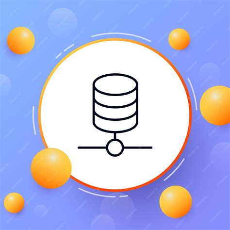 데이터베이스 설정 라인 아이콘 저장 정보 데이터 테이블 스프레드시트 검색 온라인 분석 분석 마케팅 다이어그램 차트 기술 개념 비즈니스를 위한 벡터 라인 아이콘 프리미엄 벡터