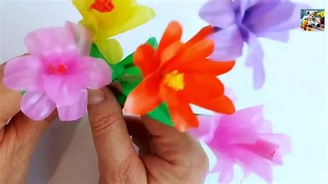 Diy Как сделать цветы из трубочек для коктейля — Видео от Все для детей поделки развивашки