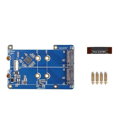 For Pi5 2280 5 Pcie To M 2 Nvme Dual Ssd Adapter Board Hat Mps2280d T9q92258 £19 64 Picclick Uk