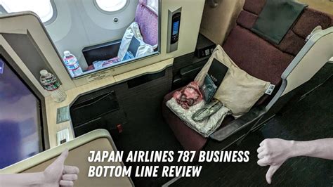Japan Airlines 787 Business Class Bottom Line Review Sky Suites