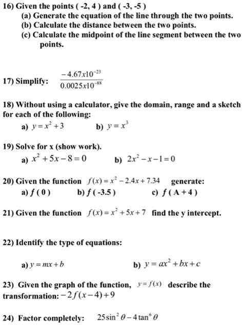 How To Find The Equation Of A Function Given Two Points Tessshebaylo