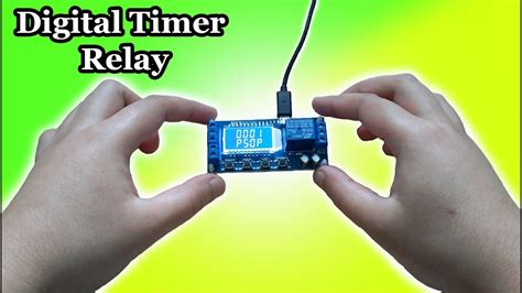 Testing A Micro USB Digital LCD Display Time Delay Relay Module YouTube