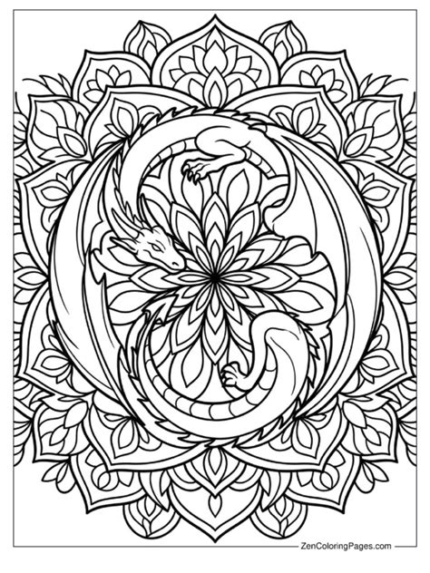 121 Dragon Coloring Pages Free Pdf Printables