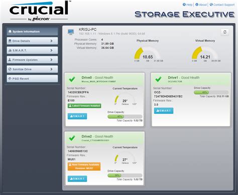 Crucial Storage Executive Download
