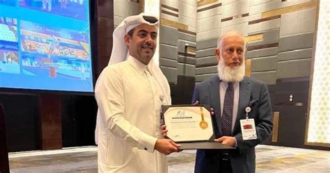 Sheikh Bashir Ahmed Receives Certificate Of Appreciation