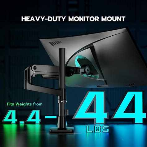 Vesa Monitor Stand Ares Wing Single Monitor Mount With Usb And Steel