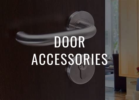 اكسسوارات و مقابض ابواب صناعية معدن و ابواب خشبية