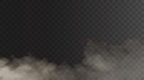 벡터 고립 된 연기 Png 흰 연기 질감 증기 연기 안개 구름의 특수 효과 프리미엄 벡터