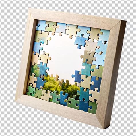 Premium Psd Puzzle Frame Png