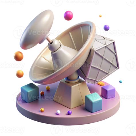 Wonderful Traditional Satellite Antenna Array Isolated Element With