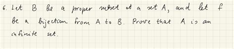 solved let b ﻿be a proper moret of a set a ﻿and let fbe a
