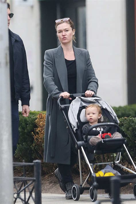 Julia Stiles Takes Her Son For A Stroll With A Friend In Brooklyn New