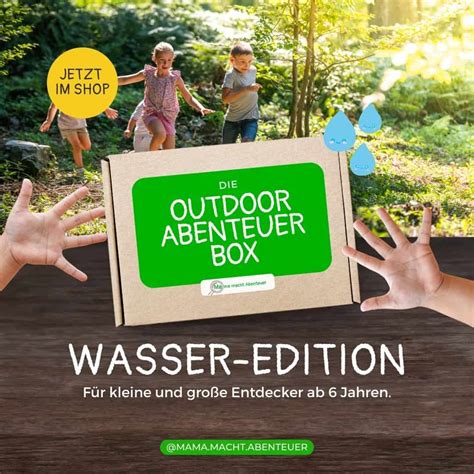 Die Outdoor-Abenteuerbox - Wasser-Edition