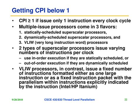 csce 430 830 computer architecture advanced hw approaches speculation