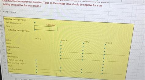 Solved What Is The Projects Year 0 Net Cash Flow Year 1