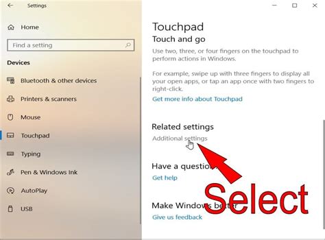 Advanced Touchpad Functionality Not Working