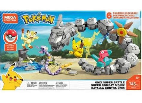 Pokemon Mega Construx Onix Master Battle Exclusive Set Mattel Toywiz