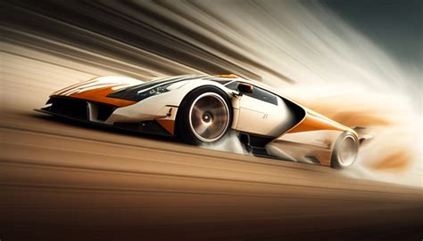 빠르게 달리는 주황색과 흰색 경주용 자동차 속도 그림 배경 일러스트 및 사진 무료 다운로드 Pngtree