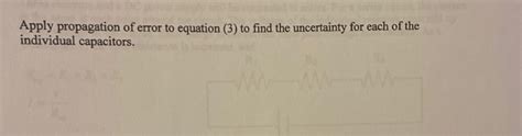 Solved Apply Propagation Of Error To Equation To Find Chegg