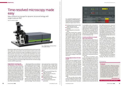 Picoquant On Linkedin Smfret Biophotonics Luminosa Microscopy Fluorescence Microscope…