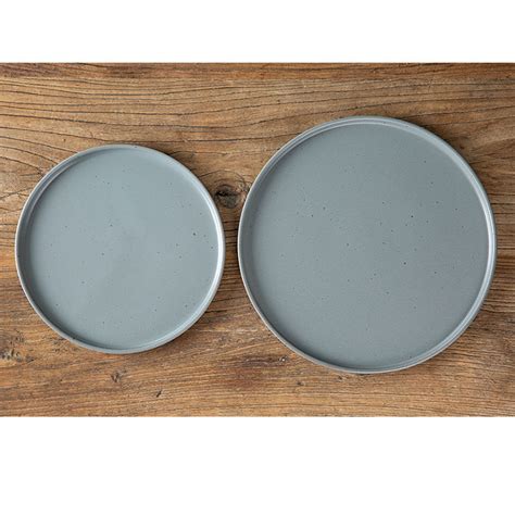 이천도자기 토비 도자기 쇼핑몰 전통 생활도자기 예쁜그릇 도자기 그릇 고은 그레이 평접시 중