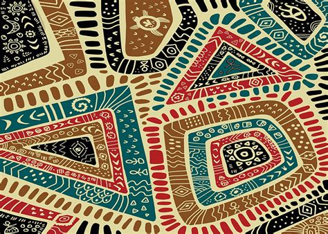 African Tribal Culture Pattern Background African Tribal Culture