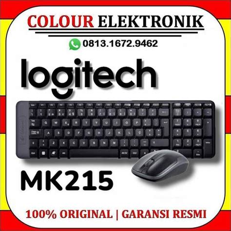 Jual Logitech Mk215 Combo Keyboard And Mouse Wireless Compact Kota Tangerang Colour