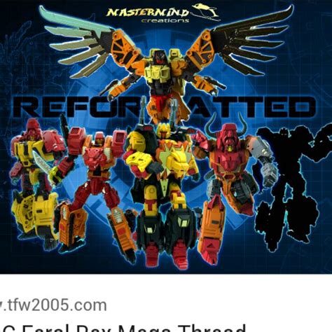 Transformers Mastermind Creations Reformatted Feral Rex Transformers