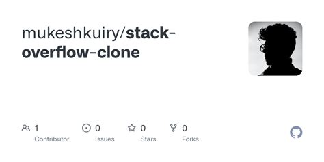 Github Mukeshkuirystack Overflow Clone