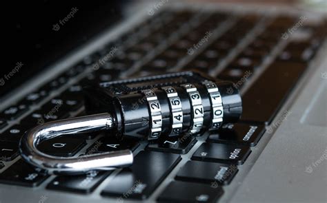 Premium Photo Locker On A Laptop Cyber Security Job Business Technology Internet And