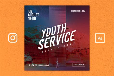 Youth Event Flyer Background Church Flyer Church Flyer Design Church
