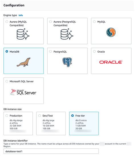 Creating And Connecting To A Mariadb Db Instance Amazon Relational