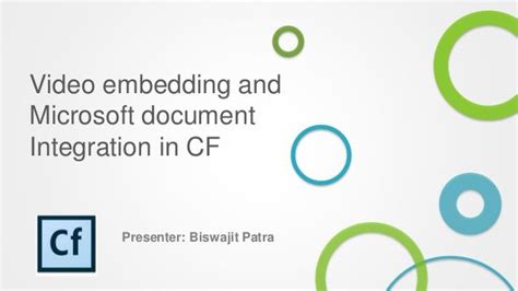Video Embedding And Microsoft Document Integration In Coldfusion Microsoft Embedding Documents
