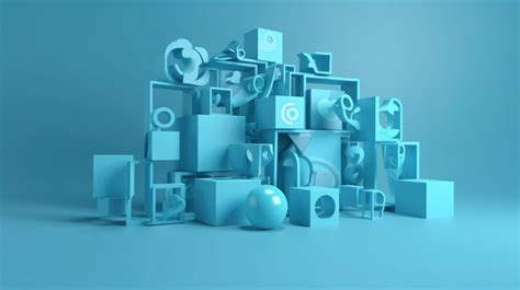 Abstract Cube 3d Animated Cubes In An Blue Background Backgrounds  Free Download Pikbest