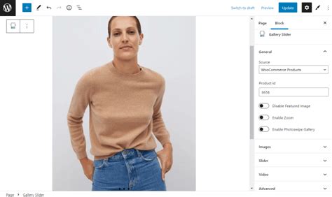 How To Set A Video For The Woocommerce Product In The Gallery Slider Block Crocoblock