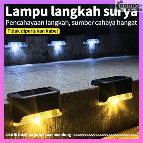 Jual Goodch Lampu Pagar Led Solar Outdoor Waterproof Panel Surya Portabel Hemat Energi Otomatis