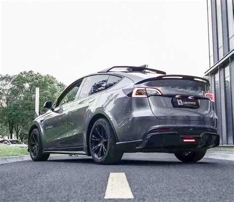 Cmst Tuning Carbon Fiber Rear Diffuser Ver1 For Tesla Model Y Cargym