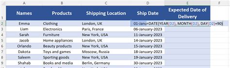 How To Add 90 Days To A Date In Excel Spreadcheaters