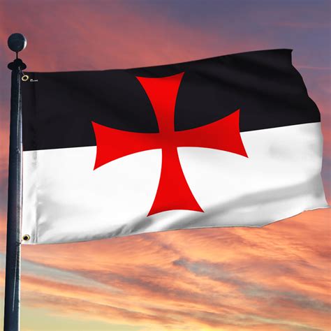 Christian Crusader Flag Knights Templar Grommet Flag Flagwix