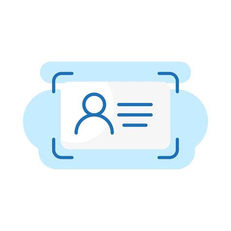 Scan Id Card Concept Illustration Flat Design Vector Eps10 Modern Graphic Element For Landing