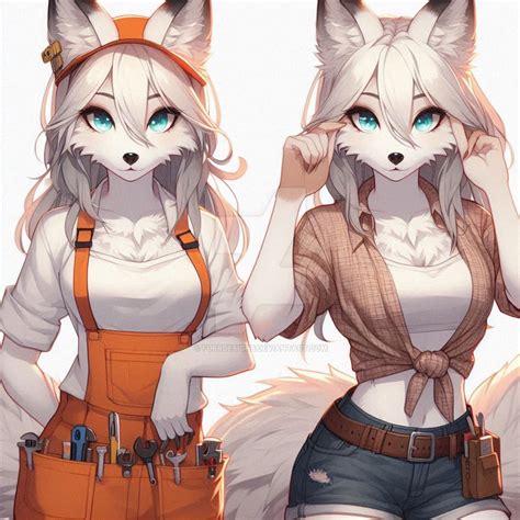 Anthro Female Wolf 5 By Furrdesigns On Deviantart