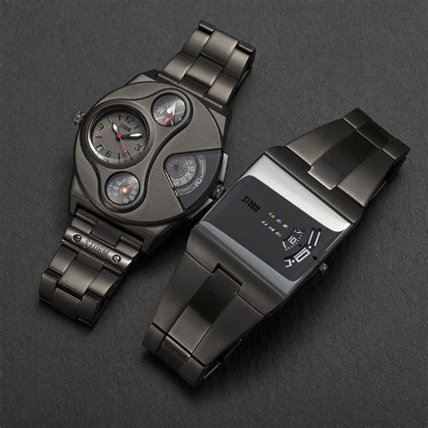 men s storm v2 navigator ip matt grey watch 47246 ip gy