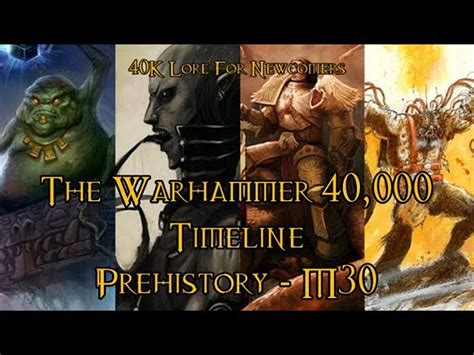 40k Lore For Newcomers The Warhammer 40 000 Timeline 54 Off