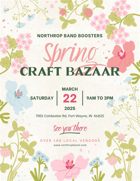 Craft Bazaar Northrop High School Bands